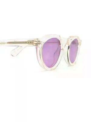 LESCA X Mia Burton Crown Panto Geometric-frame Sunglasses