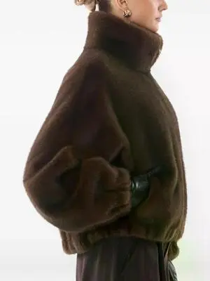 GIOVANNI PARIS Faux-fur Bomber Jacket