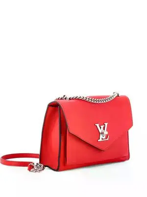 LOUIS VUITTON Mylockme Handbag Leather Bb Crossbody Bag - Red