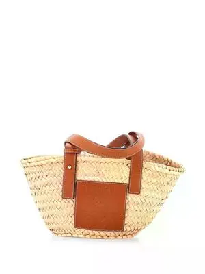 Loewe Basket Raffia Small Tote Bag