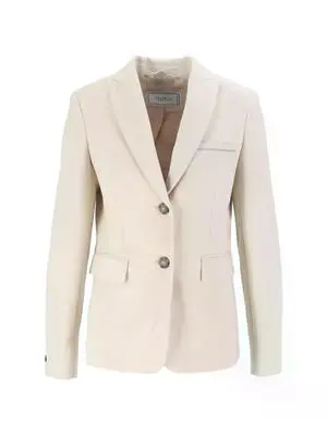 Peserico Notched-lapels Single-breasted Blazer - Neutrals