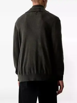 Marc O'polo Zip-up High-neck Cardigan - Grey