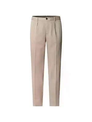 HACKETT  Sloane Pleated Trousers - Neutrals