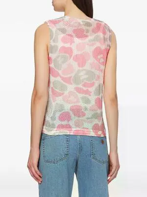 AAPE BY *A BATHING APE Logo-appliqué Camouflage-print Tank Top