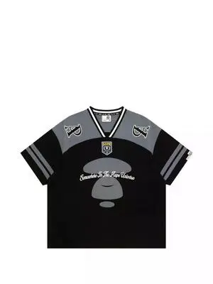 AAPE BY *A BATHING APE Logo-patch Panelled T-shirt