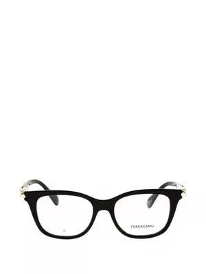 FERRAGAMO Rectangle-frame Glasses - Black