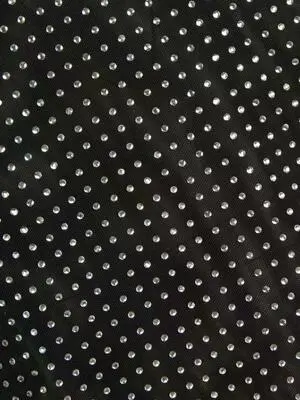 Dkny Stud-embellished Mesh Mini Dress