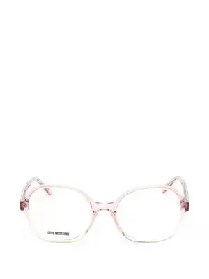 Moschino Round-frame Glasses - Pink