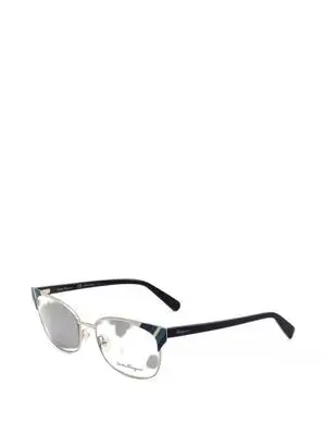 FERRAGAMO Geometric-frame Glasses - Blue