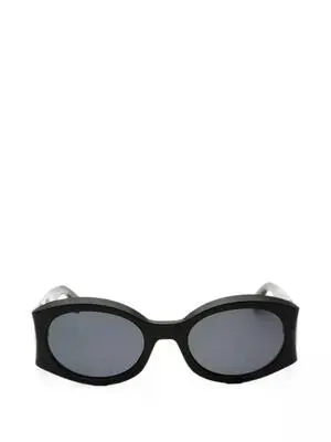 FERRAGAMO Oval-frame Sunglasses - Black