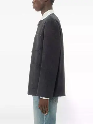 Valentino Garavani Vlogo Collarless Shirt