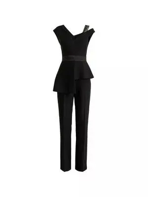 GEMY MAALOUF Asymmetric Peplum Jumpsuit