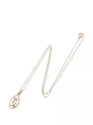 Cartier 2010s Double C Diamond Necklace
