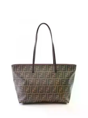 Fendi 2010-2026 Small Zucca Spalmati Roll Tote Bag