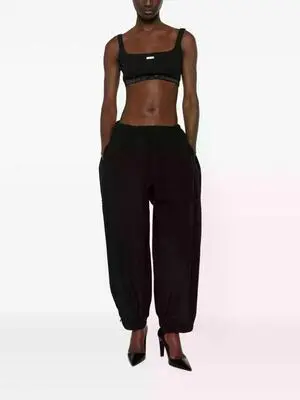 ENTIRE STUDIOS Logo-patch Cropped Top