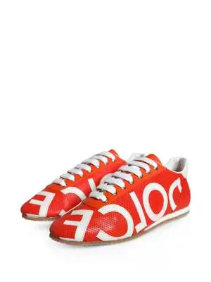 Dolce & Gabbana Perforated Logo-appliqué Sneakers