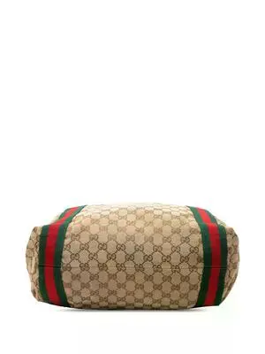 Gucci 2000-2015 Gg Canvas Web Tote Bag