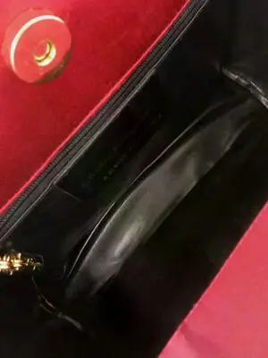 FERRAGAMO 1980-1990 Satin Vara Bow Crossbody Bag