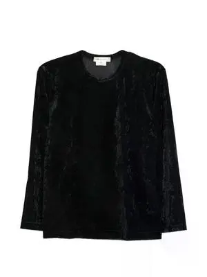 Comme Des Garçons Crinkled Long-sleeve T-shirt