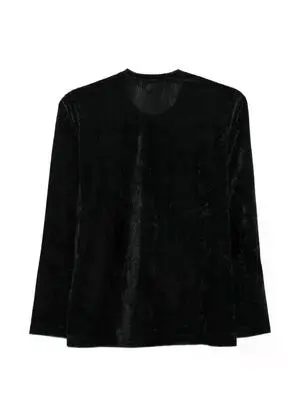 Comme Des Garçons Crinkled Long-sleeve T-shirt