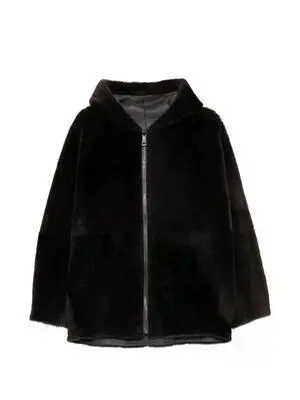 Simonette Ravizza Bart Hooded Shearling Jacket