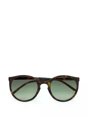 OKKIA Berlino Tortoiseshell-effect Round-frame Sunglasses