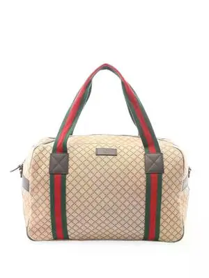 Gucci 2010s Sherry Line Boston Tote Bag - Neutrals