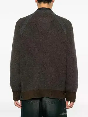 ZIGGY CHEN Raglan-sleeve Braided-cord Sweater