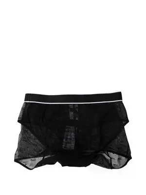 Dolce & Gabbana Lace-trimmed Mesh Briefs