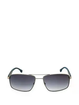 BOSS Rectangle-frame Sunglasses - Silver