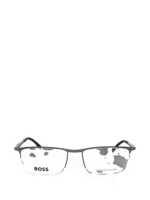 BOSS Rectangle-frame Glasses - Grey