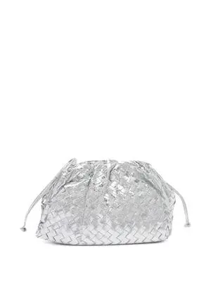 LA CARRIE Woven Leather Shoulder Bag
