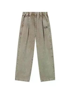 FINGERCROXX Corduroy Pleated Trousers