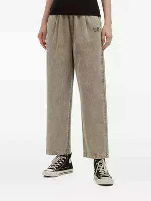 FINGERCROXX Corduroy Pleated Trousers