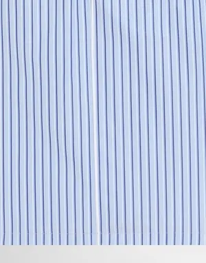 Dolce & Gabbana Striped Poplin Bermuda Shorts Pants And Shorts Multi-colored