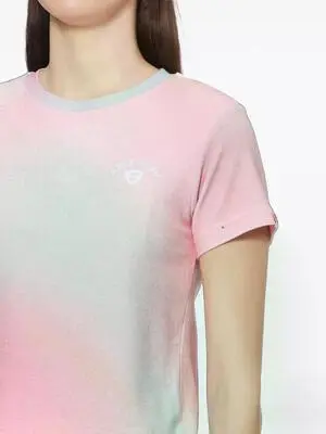 AAPE BY *A BATHING APE Gradient-effect Logo-print T-shirt