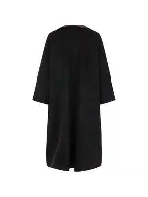 DANIELA GREGIS Reversible Wool Coat - Black