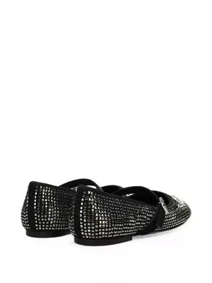 MEXX Stud-embellished Buckle-strap Ballet Flats
