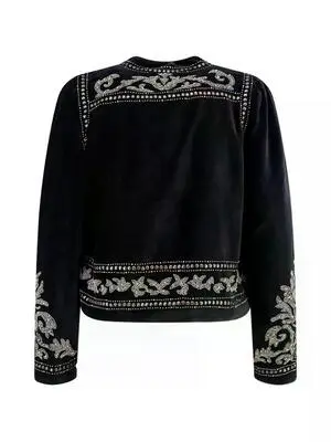 SCARLETT POPPIES Saga Bead-embellished Studded Jacket