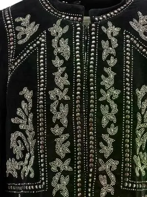 SCARLETT POPPIES Saga Bead-embellished Studded Jacket