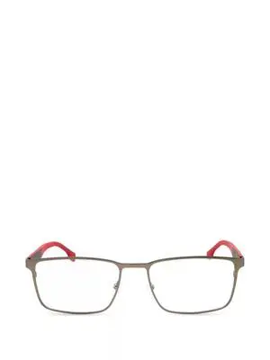 BOSS Rectangle-frame Glasses - Silver