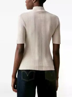 Marc O'polo Ribbed-knit High-neck T-shirt