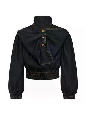 Zimmermann Bow-detail Denim Jacket