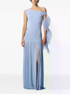 MANURI Paulina Maxi Dress - Blue
