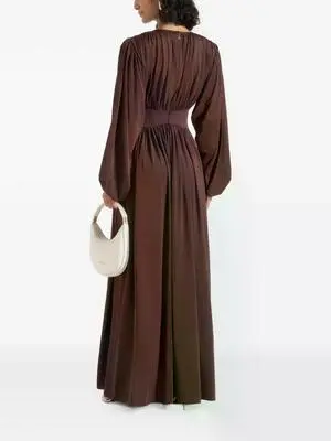 Manière De Voir Detachable-sleeves Maxi Dress