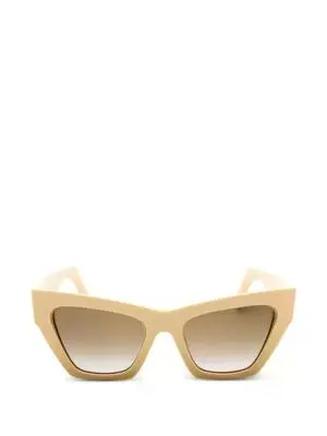 Etro Pegasus-embellishment Cat-eye Sunglasses - Neutrals