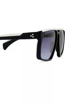 JACQUES MARIE MAGE Neptune Square-frame Sunglasses - Black