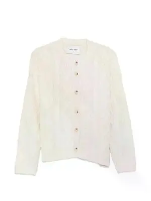 Soft Goat Cable-knit Cardigan