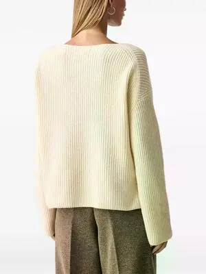 Marc O'polo Ribbed Boat-neck Sweater