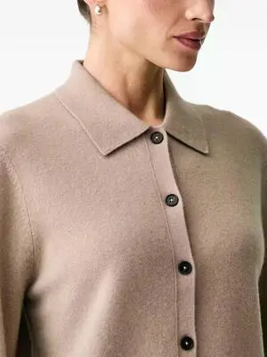 Marc O'polo Button-up Long-sleeve Polo Cardigan - Neutrals